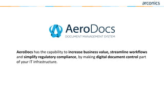AeroDocs Aviation Document Control Software | PDF