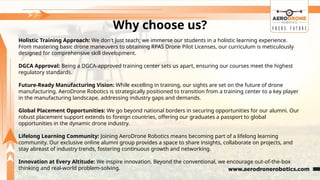 AeroDrone Robotics Your Gateway to Drone Training!! | PPTX