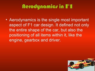 aerodynamic cars(science) | PPT