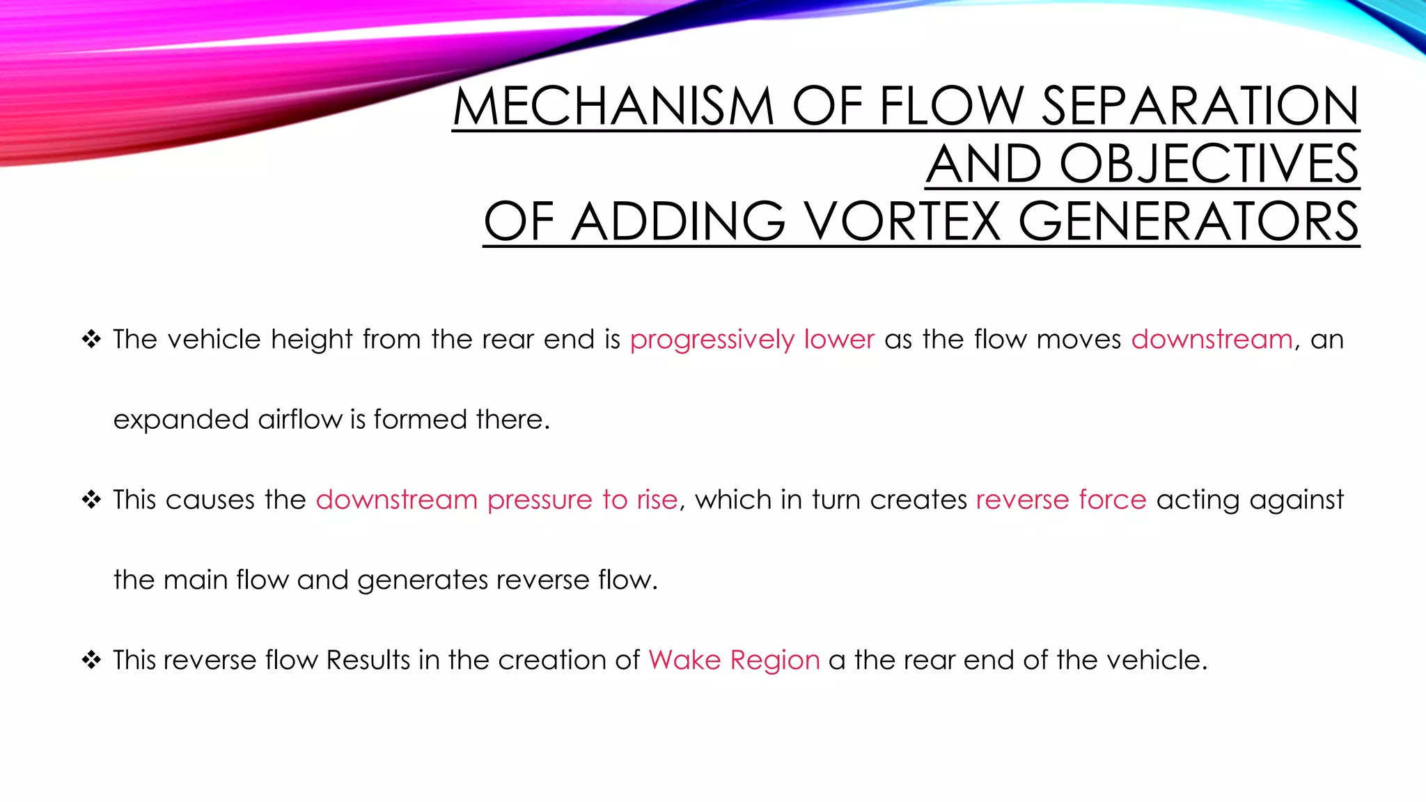 Aerodynamic drag reduction by vortex generator | PDF