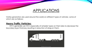 Aerodynamic drag reduction by vortex generator | PDF