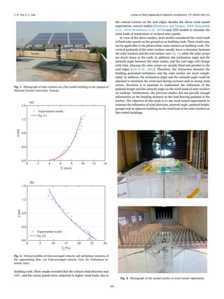 Aerodynamic_loading_of_solar_trackers_on flat roofs - super super.pdf | Indoor Environmental ...