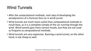 Aerodynamic optimization techniques in design of formula One car | PDF
