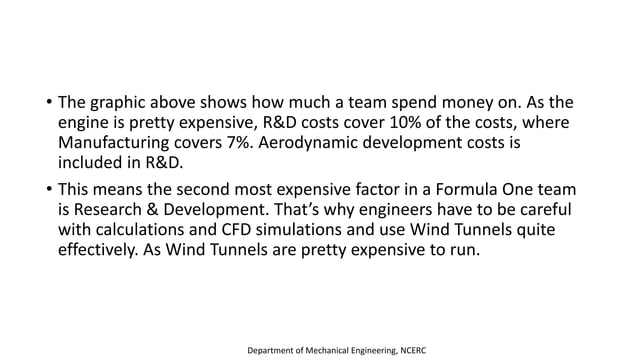 Aerodynamic optimization techniques in design of formula One car | PDF ...