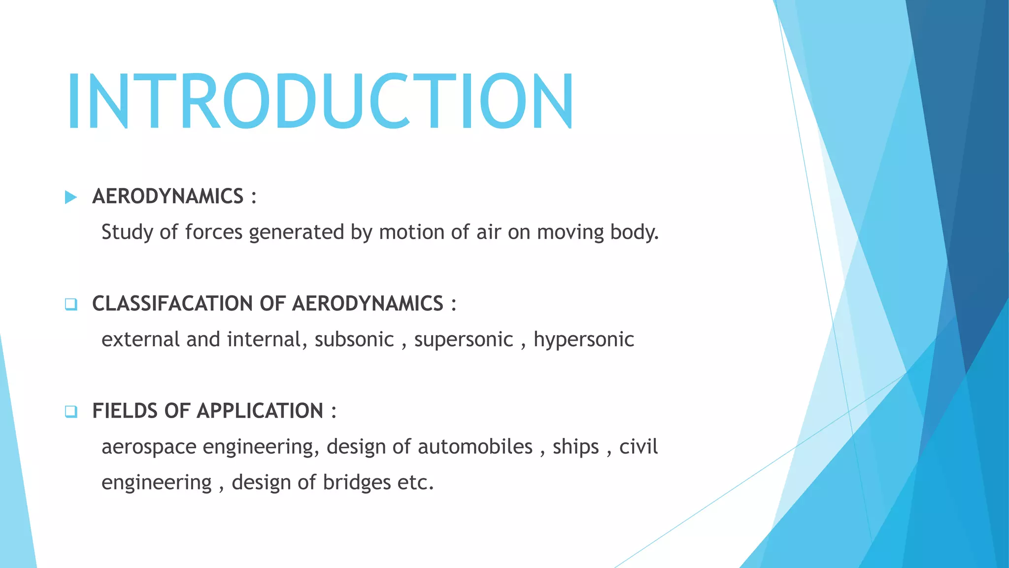 Aerodynamics | PPTX