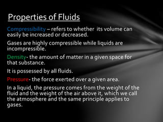 fluids and fluid mechanics | PPT