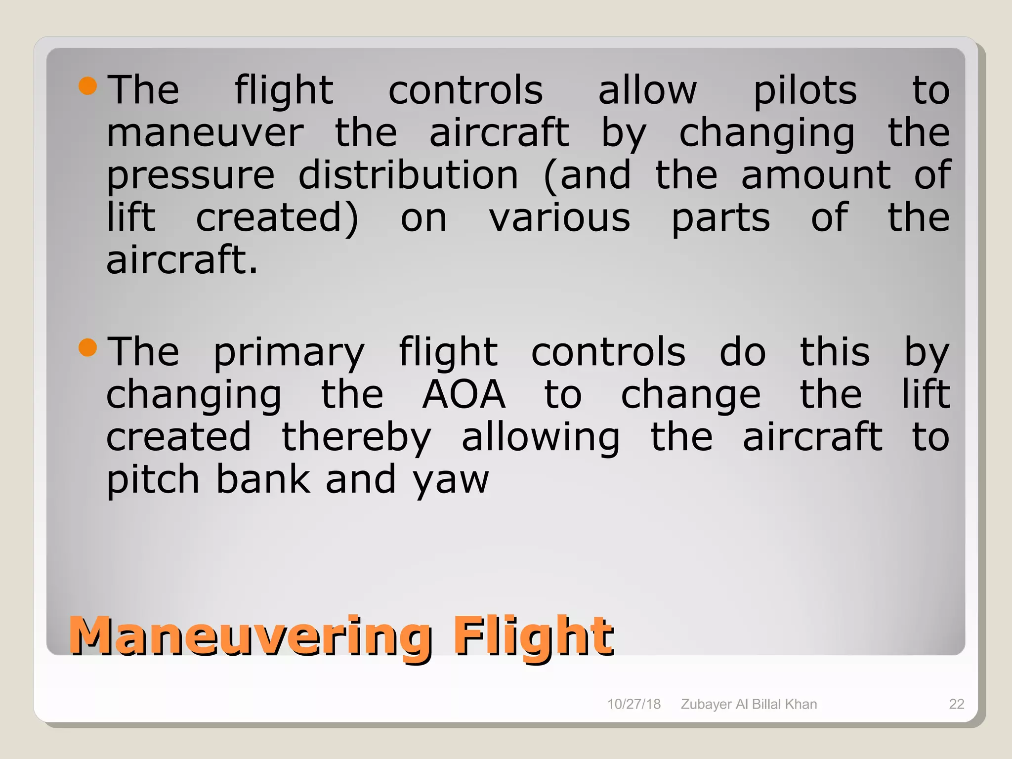 Basics of Aerodynamics | PPT