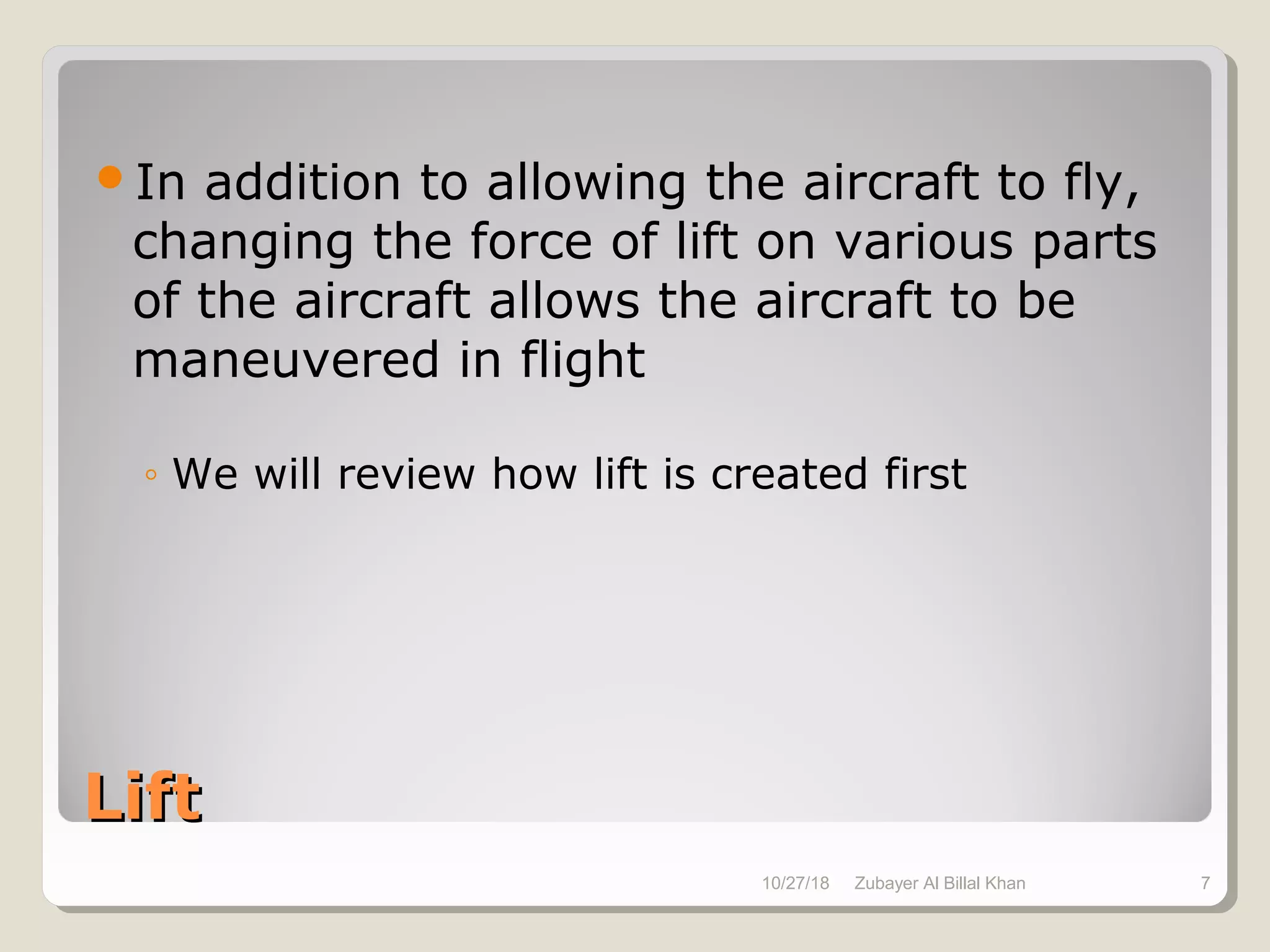 Basics of Aerodynamics | PPT