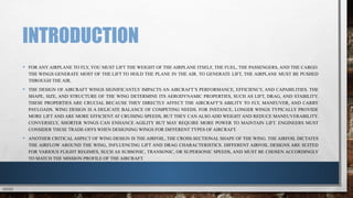 A Brief Meeting and Presentation on the part of Aerodynamics | PPTX