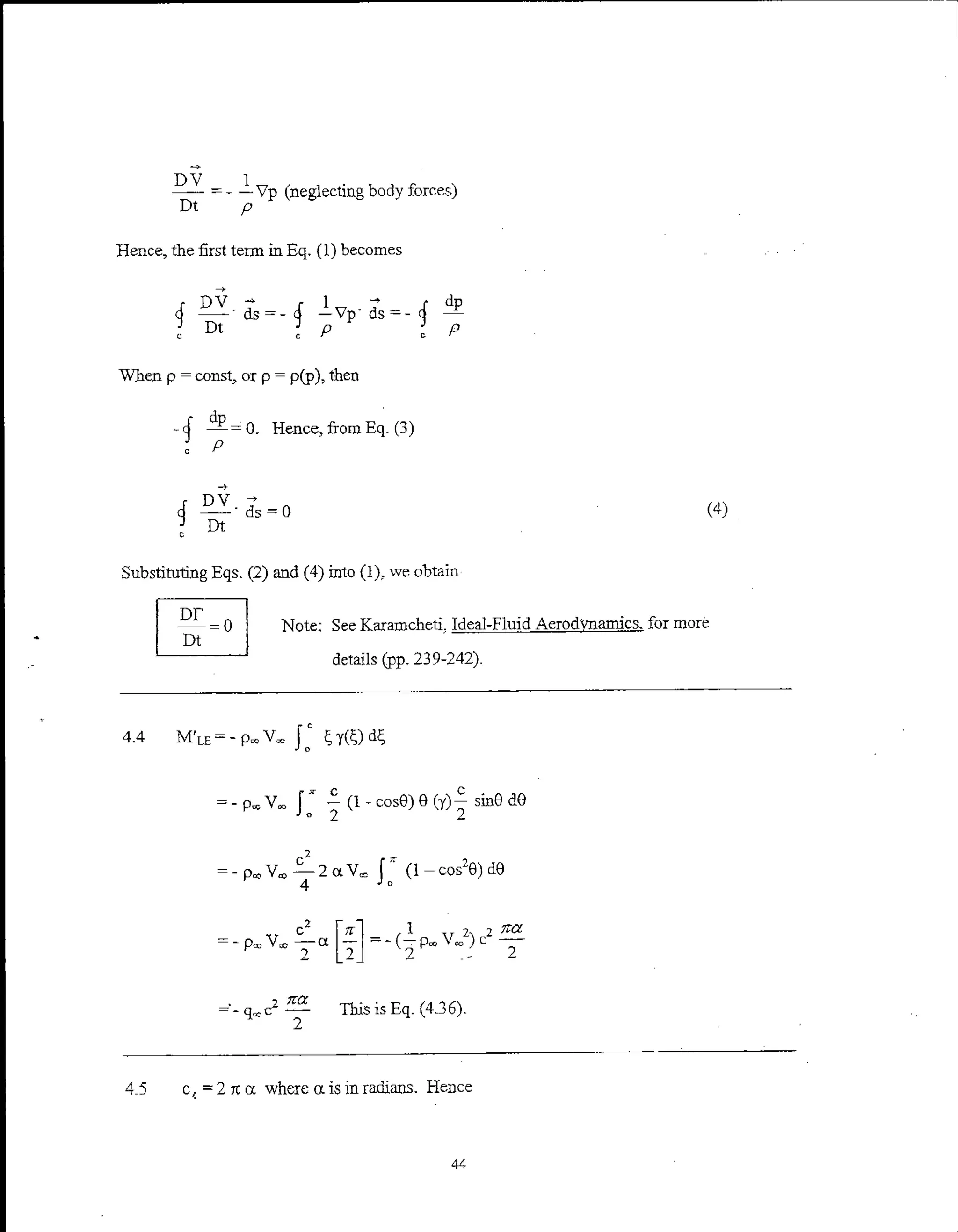 Aerodynamics anderson solution | PDF