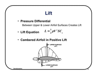 Aerodynamics explains how airplanes fly. The four forces of flight are ...