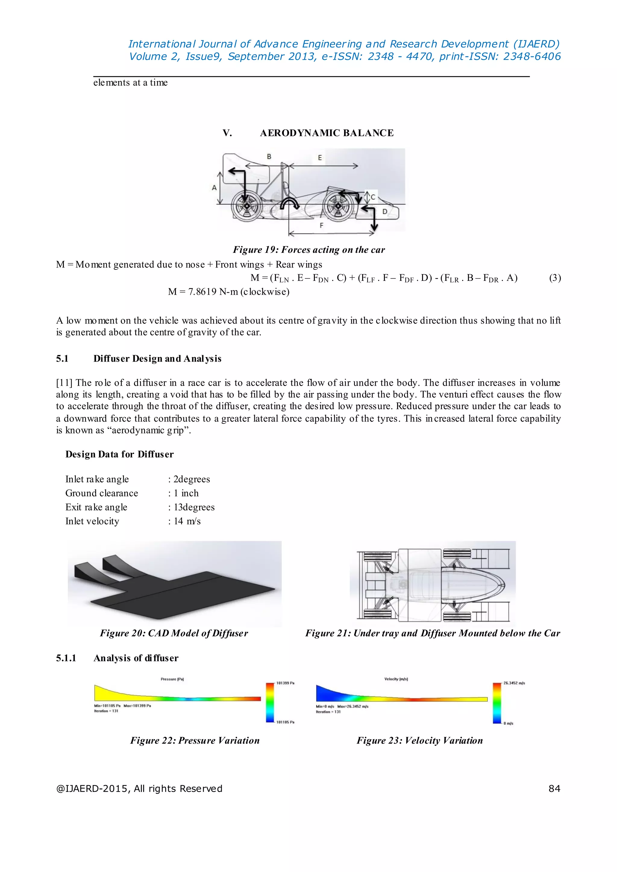 Aerodynamics design of formula sae race car 41372 | PDF