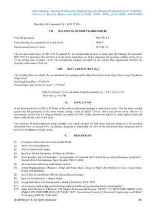 Aerodynamics design of formula sae race car 41372 | PDF