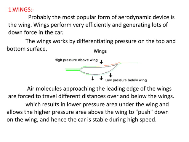 Aerodynamics in cars | PPTX | Physics | Science