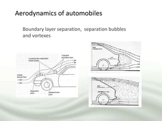 Aerodynamics of automobiles | PPTX
