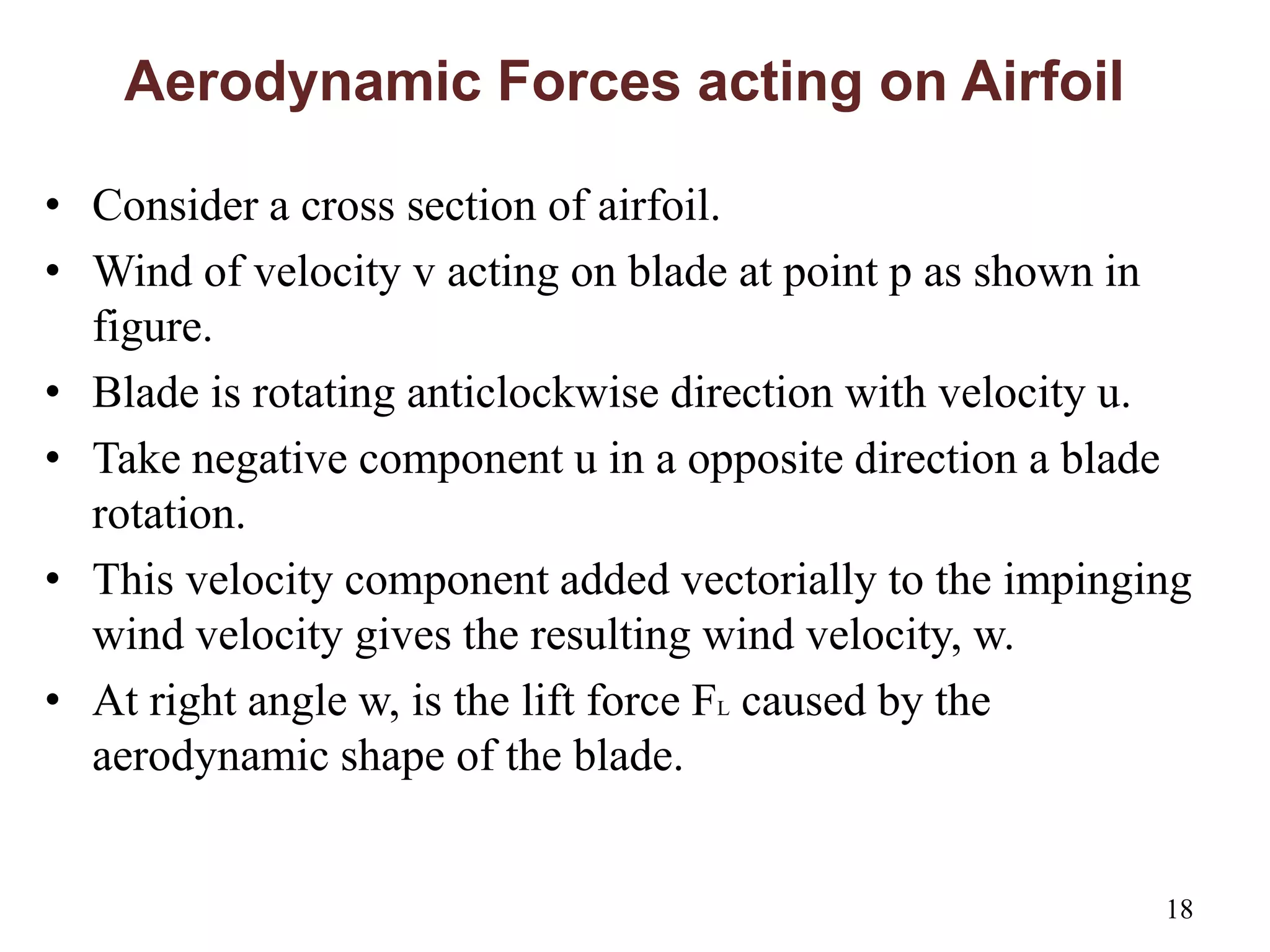 Aerodynamics of blade of HAWT | PPTX