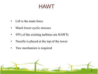 Aerodynamics of blade of HAWT | PPTX