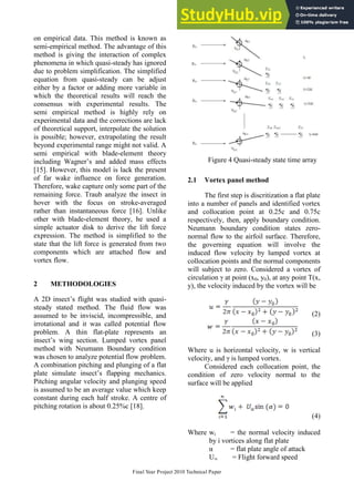 Aerodynamics Of Insect S Flight | PDF