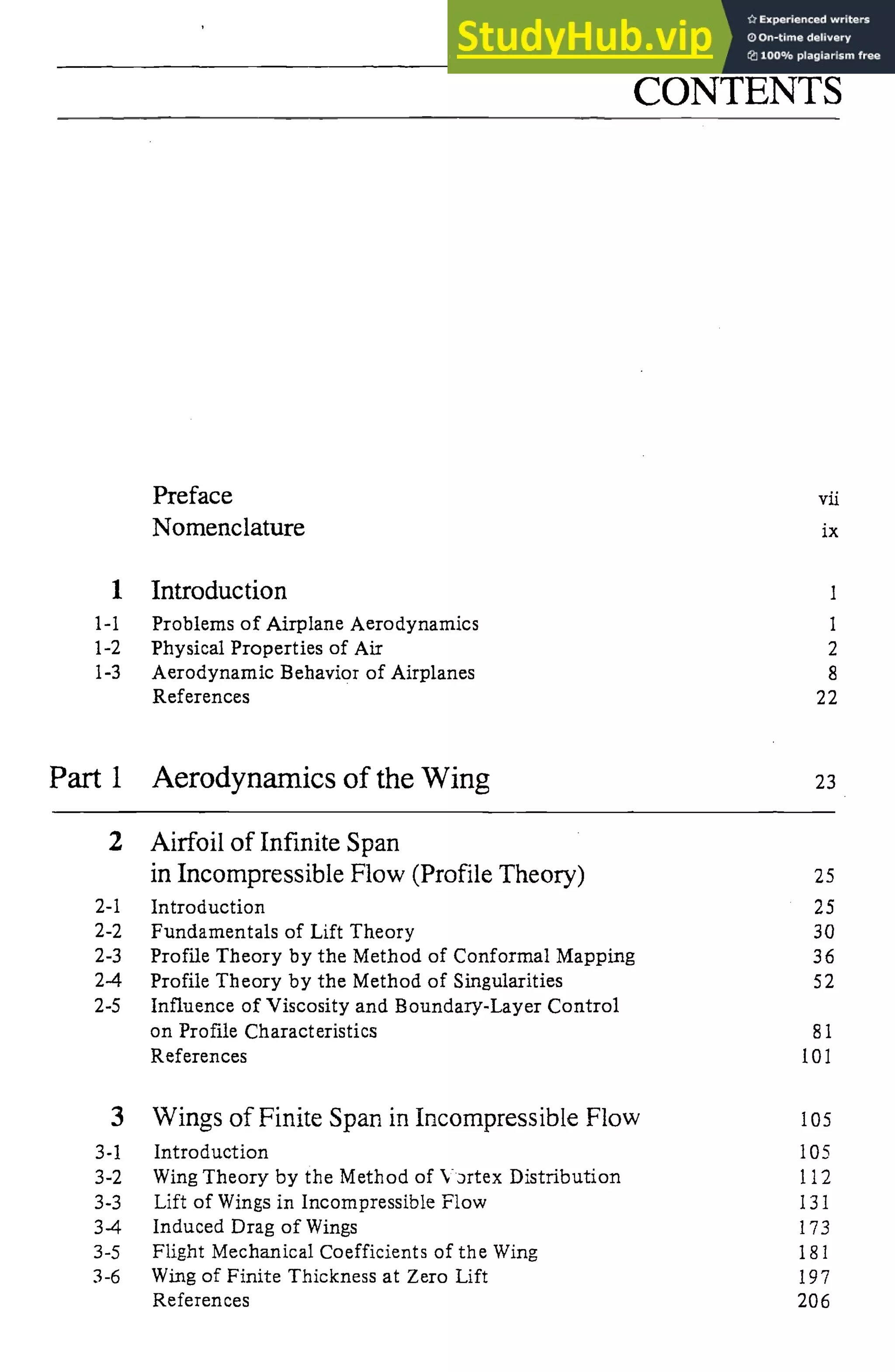 Aerodynamics Of The Airplane | PDF