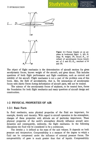 Aerodynamics Of The Airplane | PDF