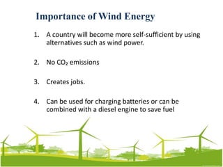 Aerodynamics of windturbines | PPTX