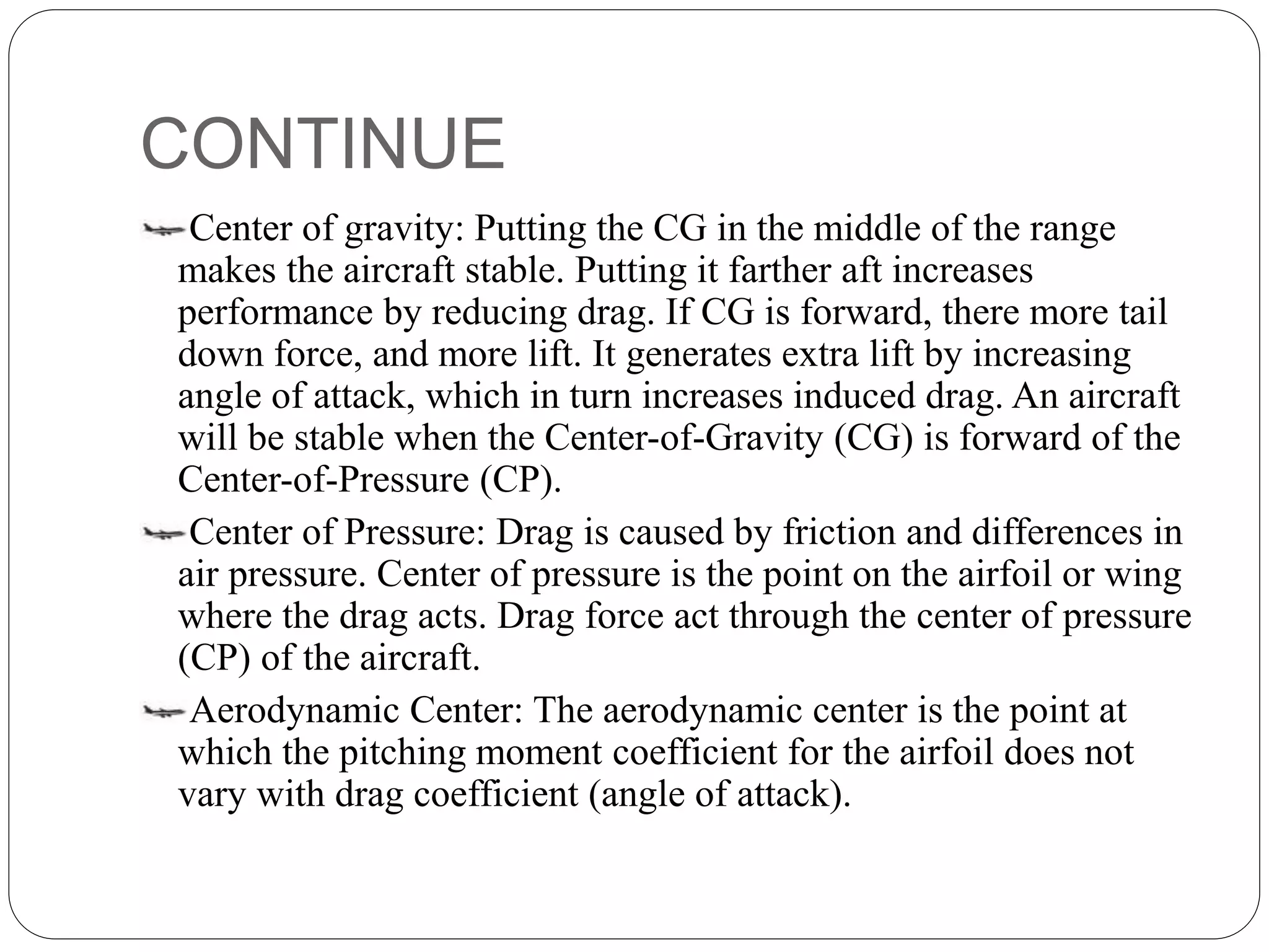 Aerodynamics flight force | PPTX