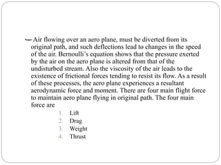 Aerodynamics flight force | PPTX
