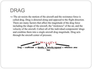Aerodynamics flight force | PPTX
