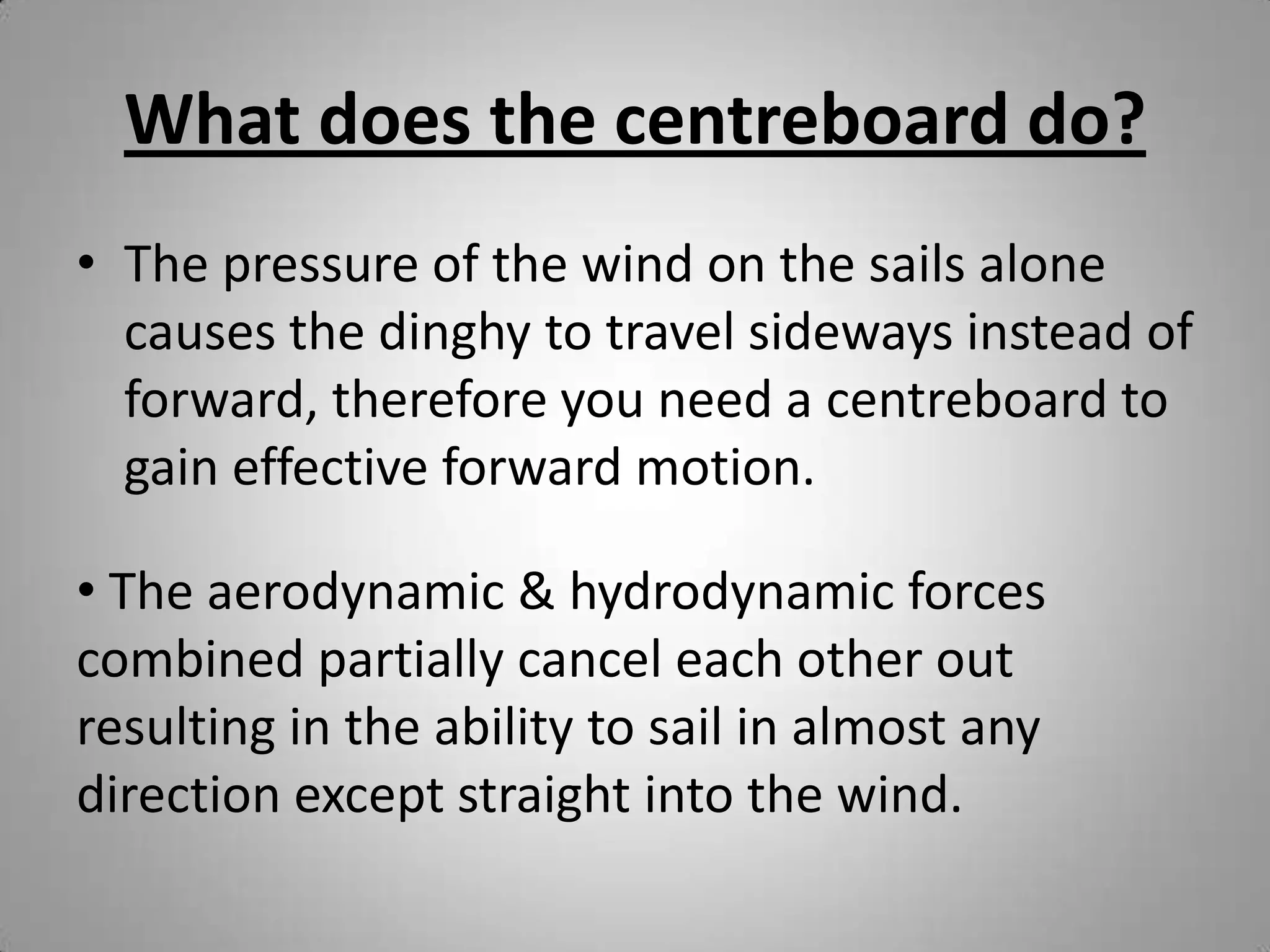 Sailing Aerodynamic theory | PPTX