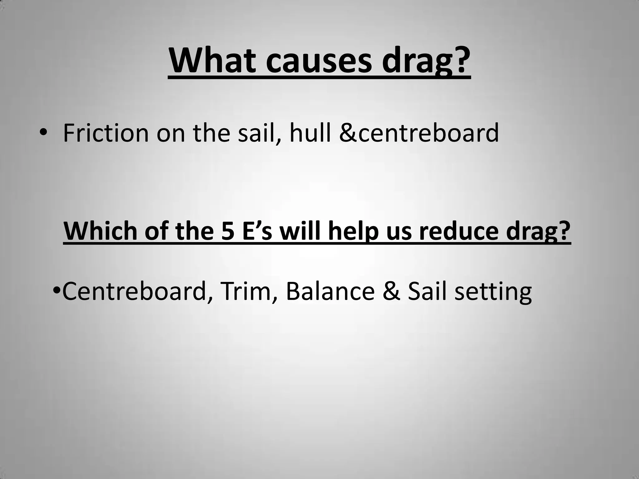 Sailing Aerodynamic theory | PPTX
