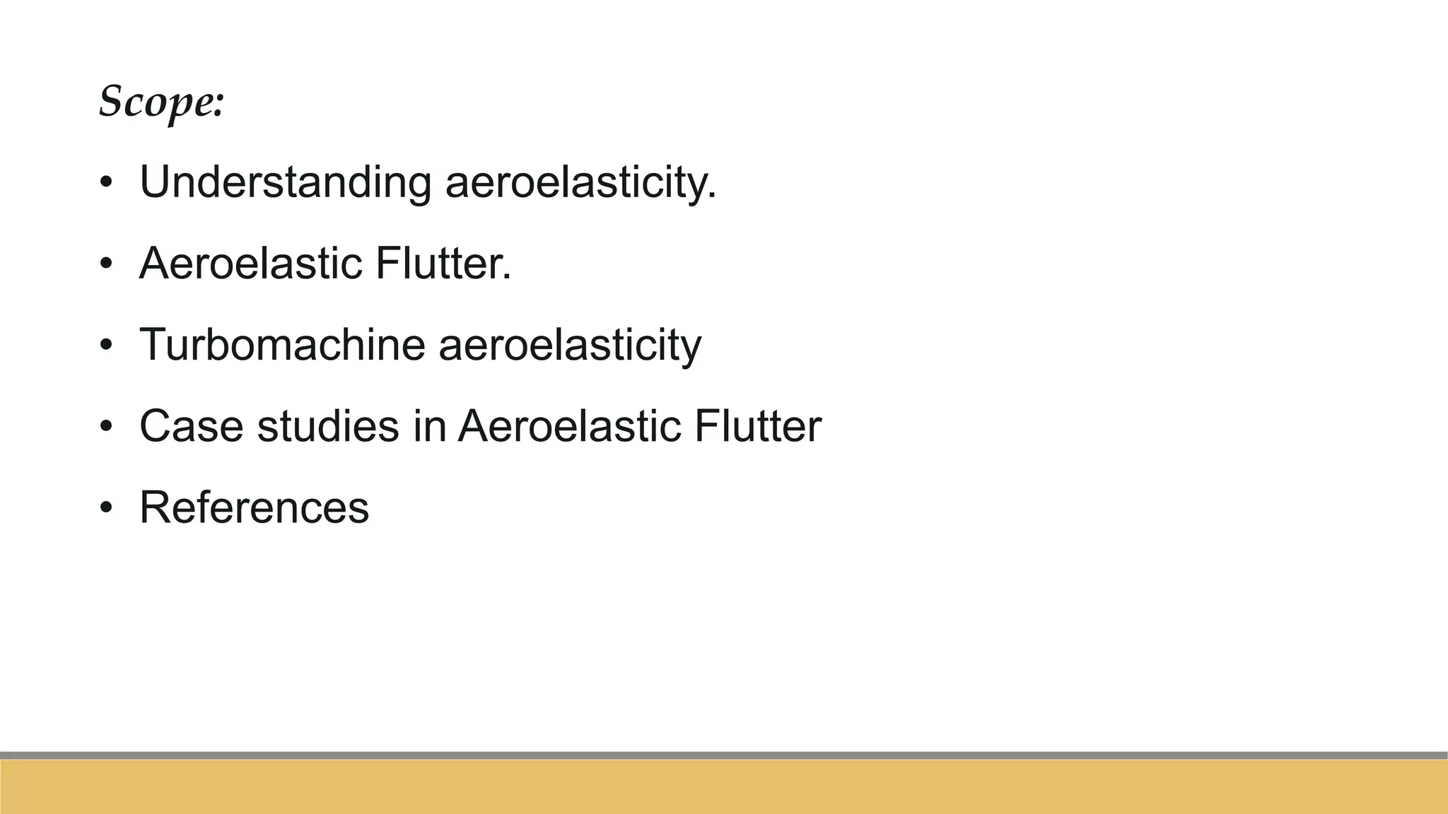 Aeroeelastic Flutter | PPTX