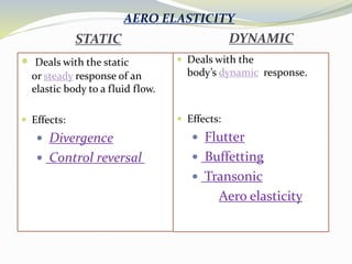 Aeroelasticity | PPTX