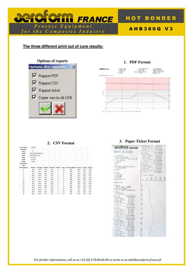 Aeroform 4 zones hot bonder | PDF