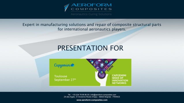 Aeroform franck martel cwin18_toulouse | PPT