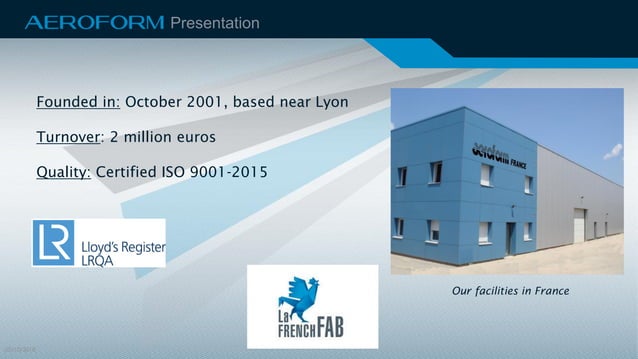 Aeroform franck martel cwin18_toulouse | PPT