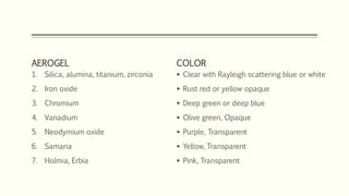 Aerogel | PPTX