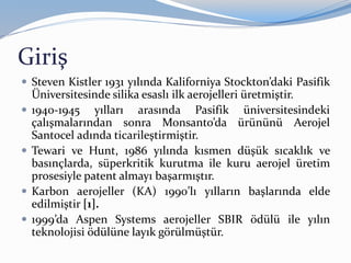 Aerogel abdurrahma buğdaycı | PPTX