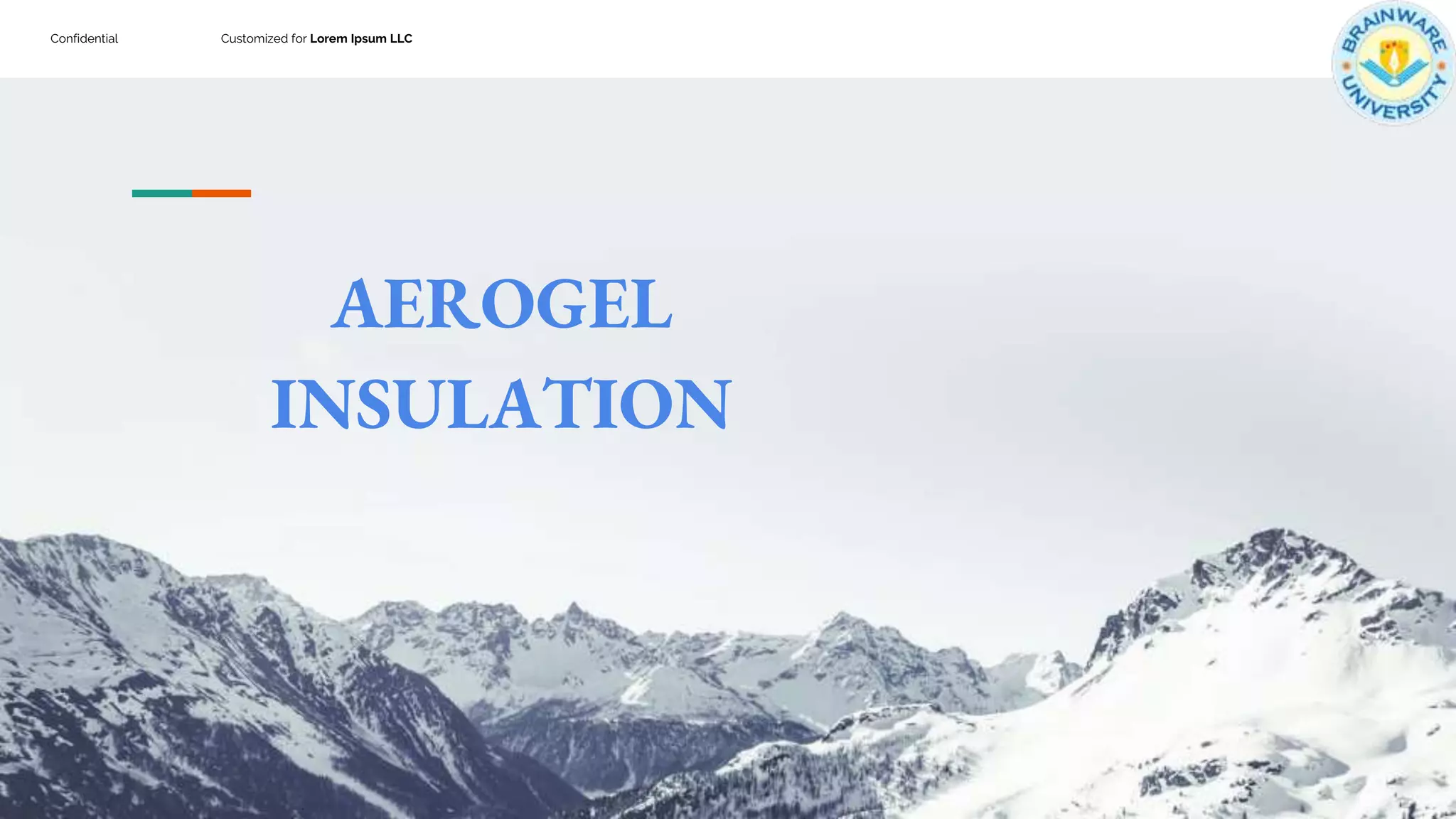 Aerogel insulation | PPTX