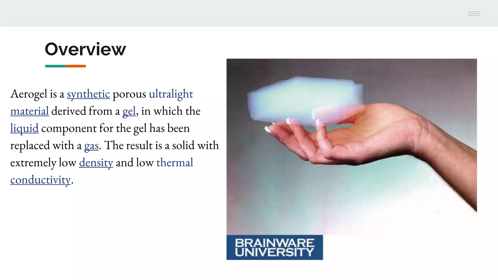 Aerogel insulation | PPTX