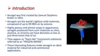 Aerogels | PPTX