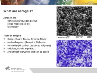 AEROGELS AND ITS CHEMISTRY AND USES.pptx