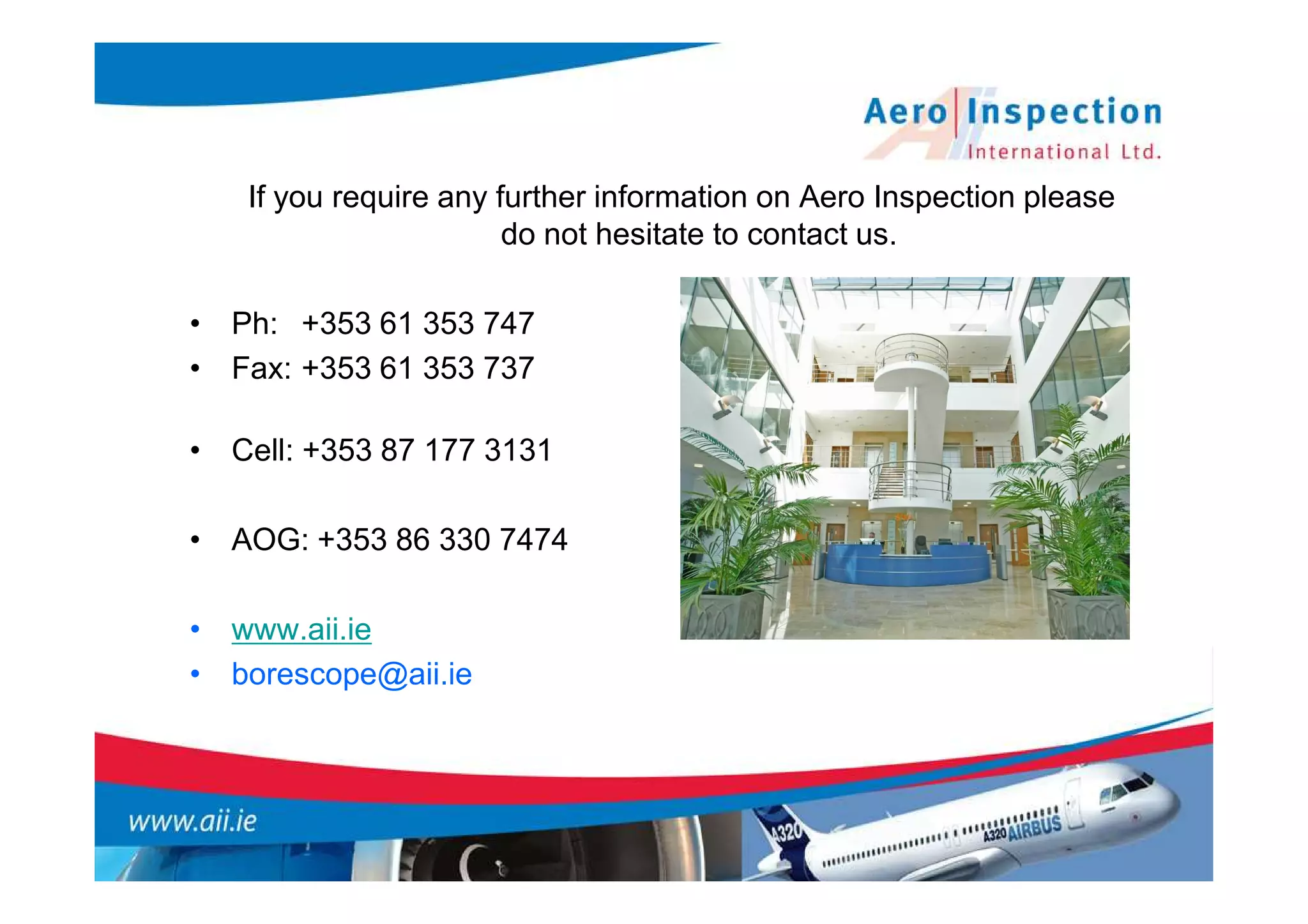 Aero Inspection Introduction | PDF