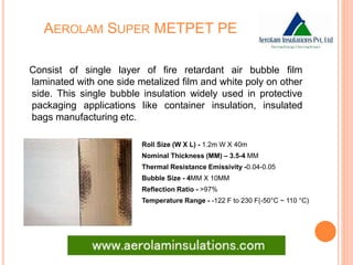 Get Perfect Information about Aerolam Insulation | PPTX