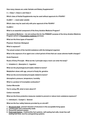 Aeromed studyguide | PDF