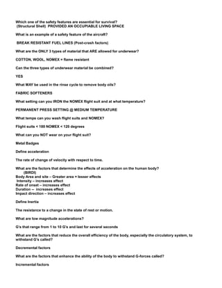Aeromed studyguide | DOCX