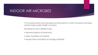 Aeromicroflora of hospitals,Environmental microbiology, pptx | PPTX