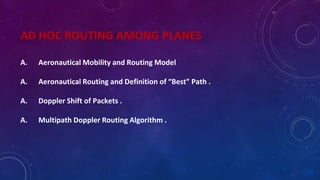 Aeronautical ad hoc networks revised | PPT