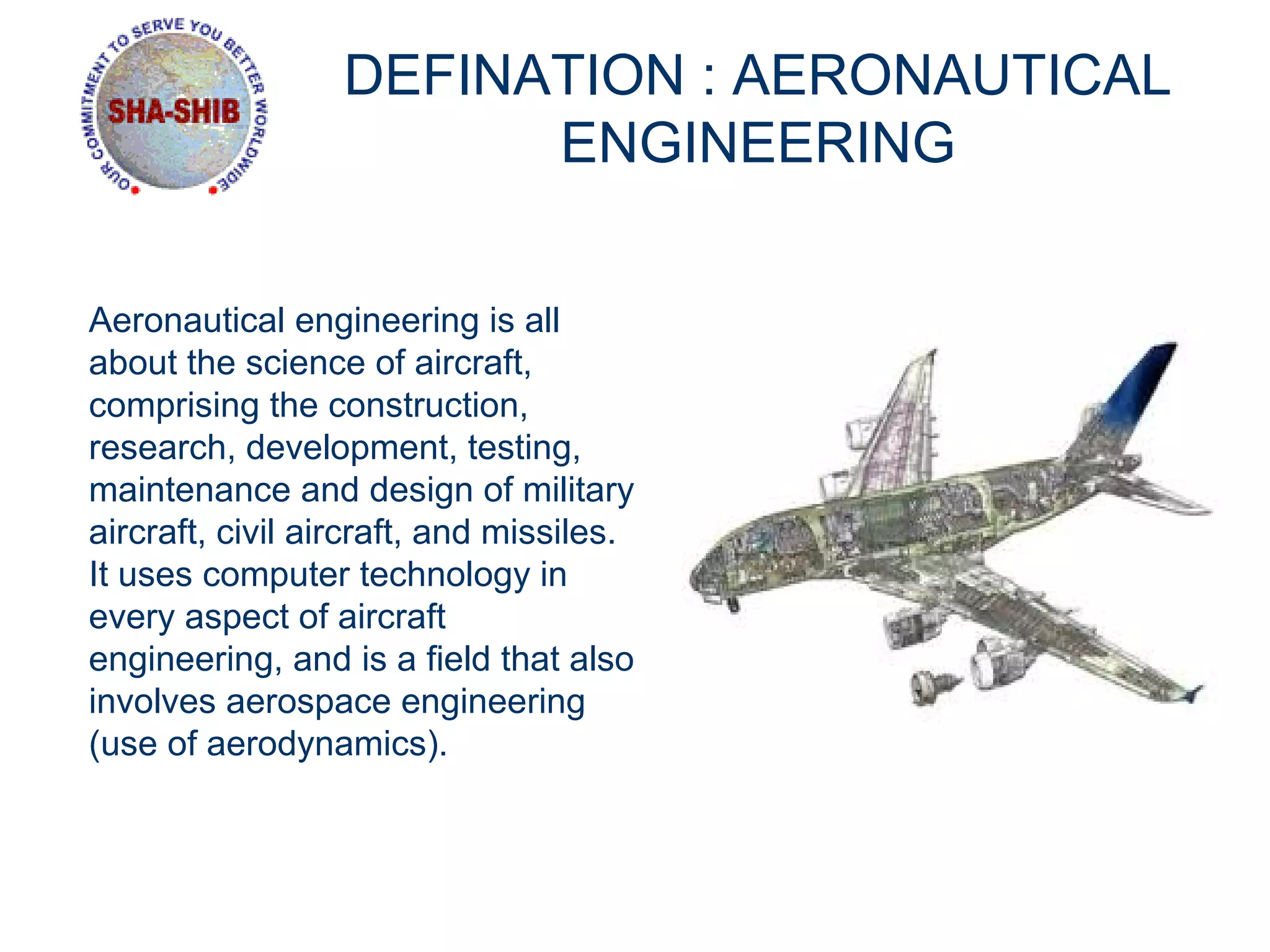 Aeronautical engineering in pune | PPT
