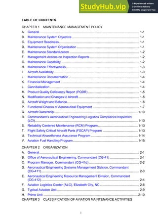 AERONAUTICAL ENGINEERING MAINTENANCE MANAGEMENT MANUAL | PDF