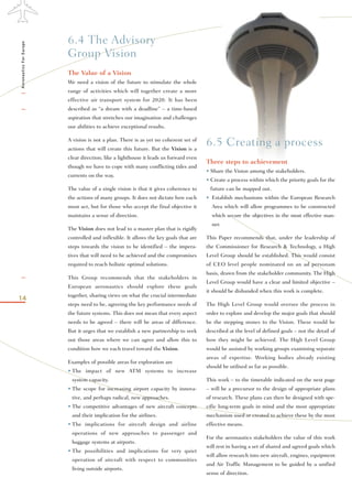 Aeronautics for europe report | PDF